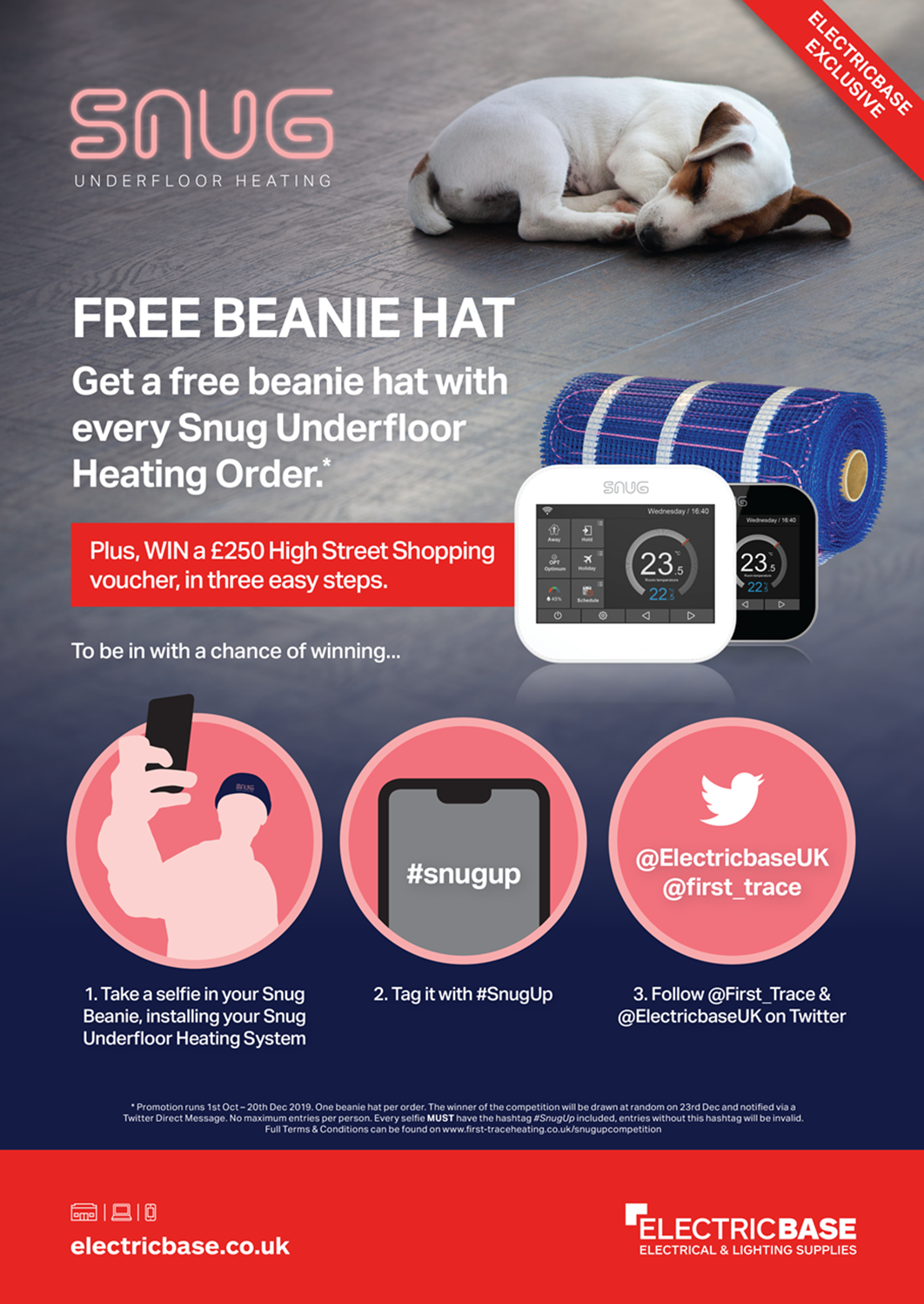 Snug & Electricbase Competition - First Trace Heating Direct